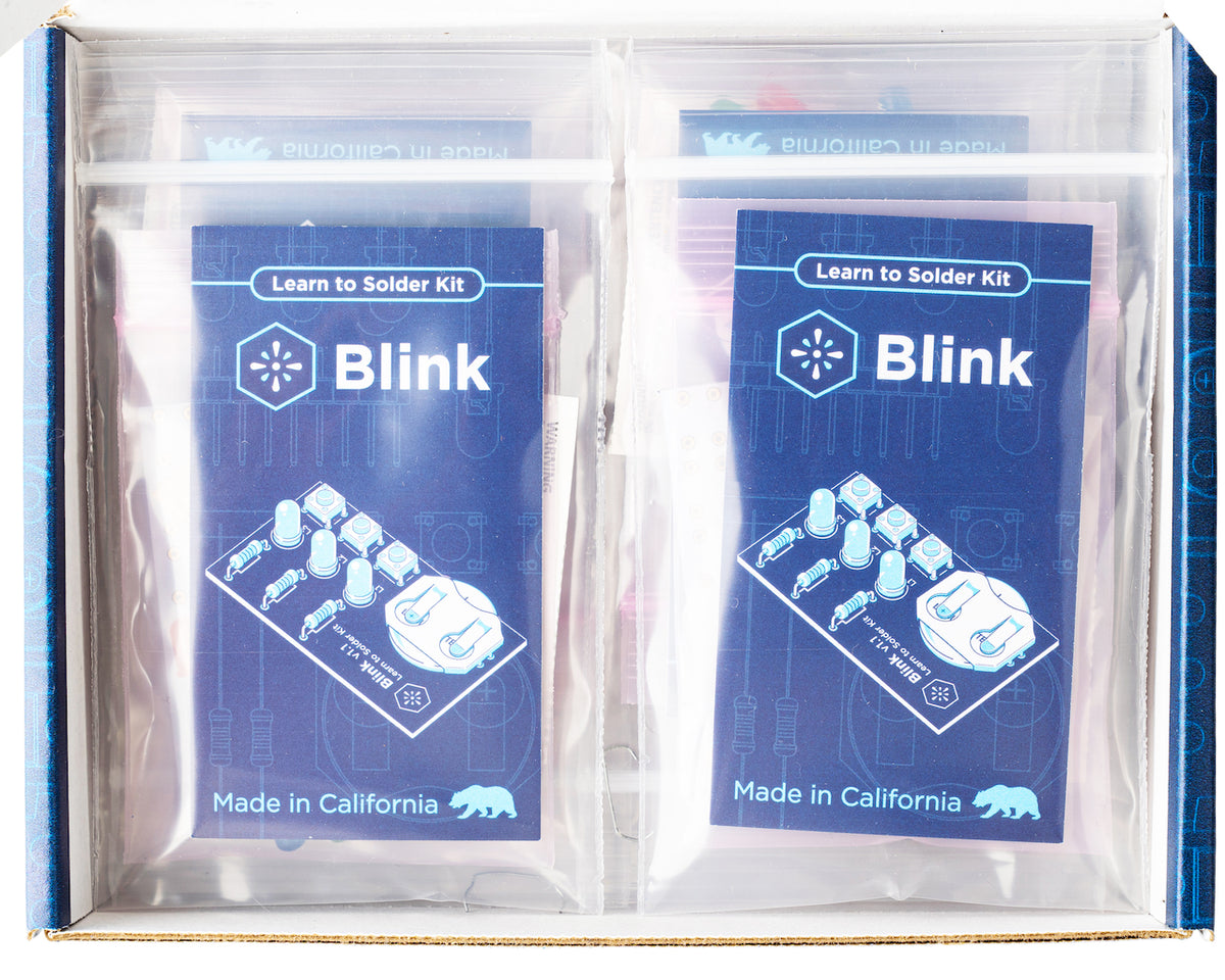Educator Pack: Blink – Learn to Solder Kits